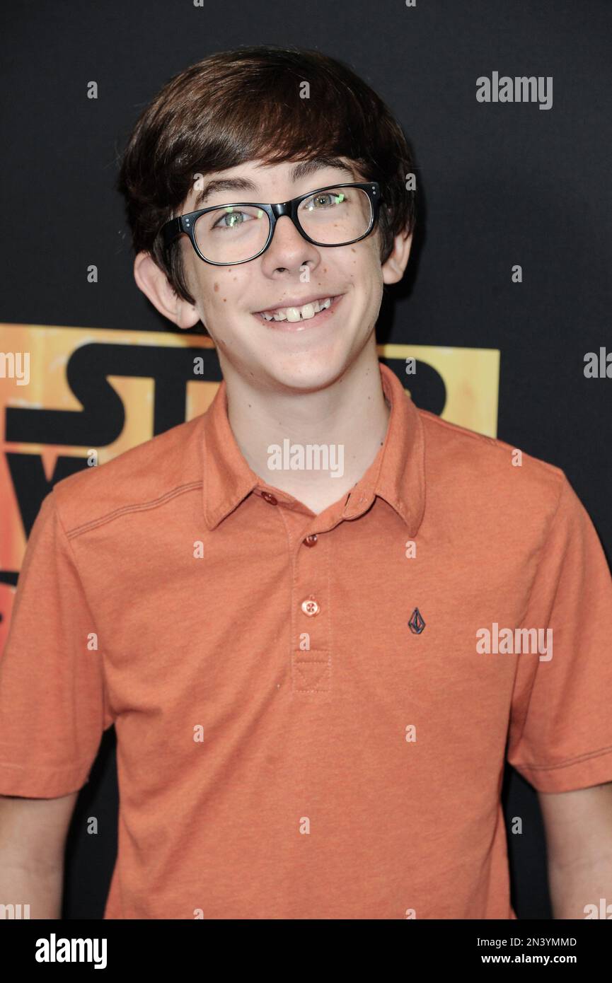 Augie Isaac arrives at the LA Special Screening of "Star Wars Rebels ...