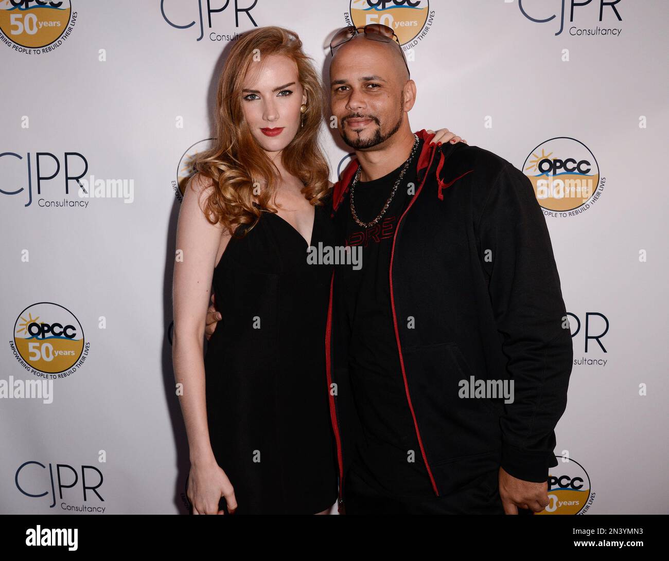 EXCLUSIVE - Actress Charlotte Kirk, left and rapper Supreme attend the ...