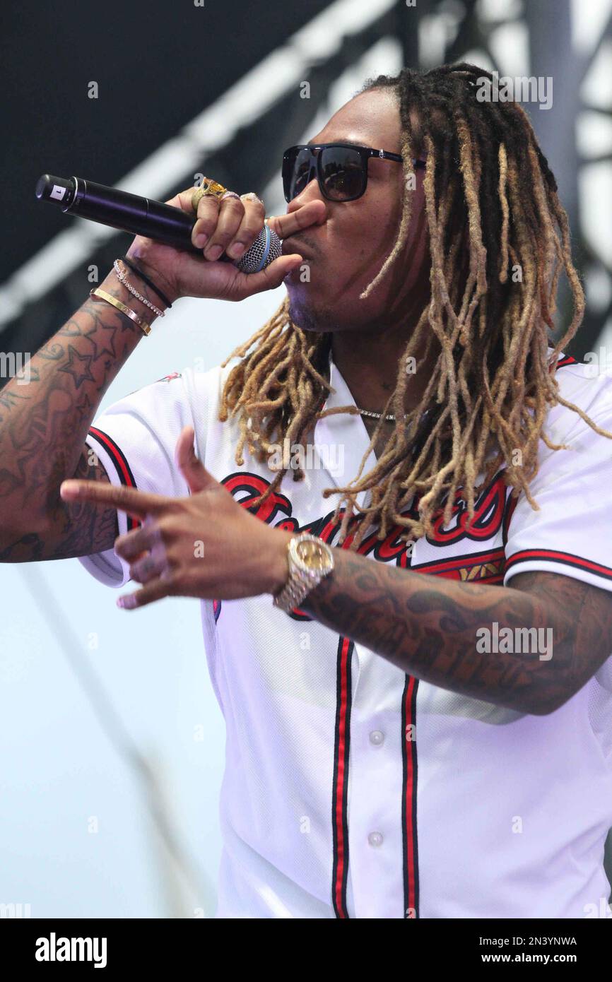 Nayvadius Cash as Future performs during the Outkast #ATLast ...