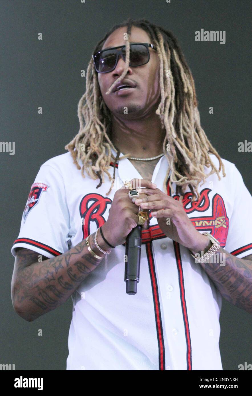 Nayvadius Cash as Future performs during the Outkast #ATLast ...