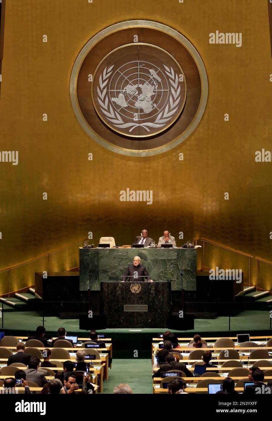 Prime Minister Narendra Modi, of India, addresses the 69th session of ...