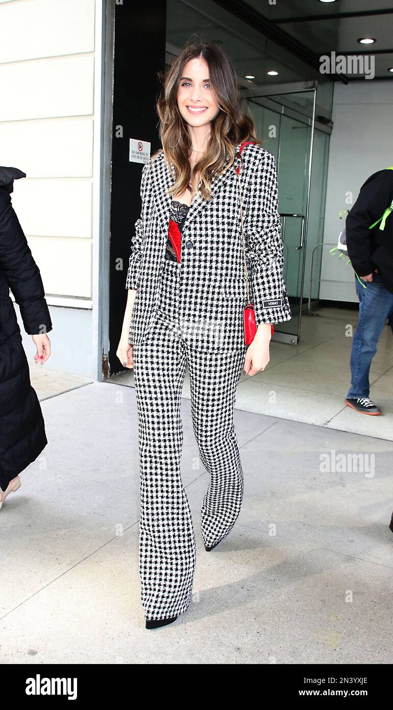 Alison Brie at Drew Barrymore show to talk about new series Marvel's ...