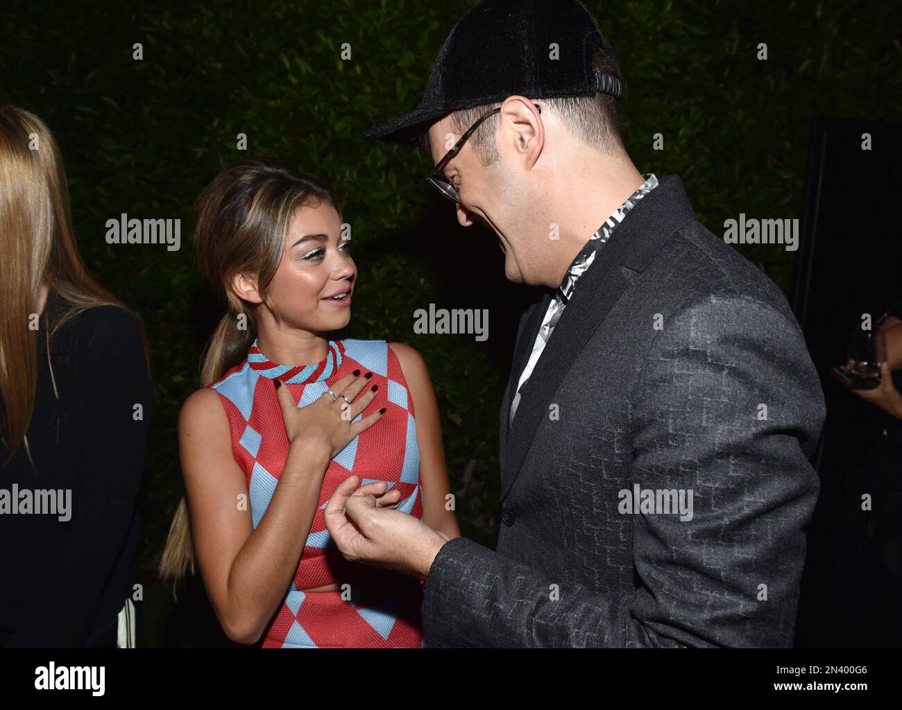 Sarah Hyland, left, and Andrew Bevan attend Teen Vogue's Young ...