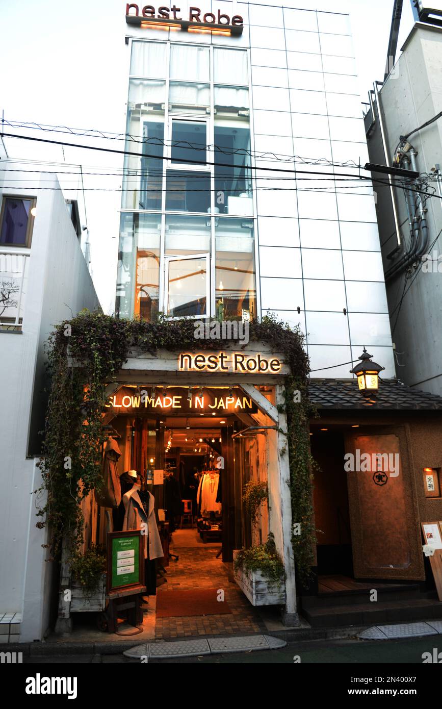 The side streets of Omotesando area are full of small boutiques and ...