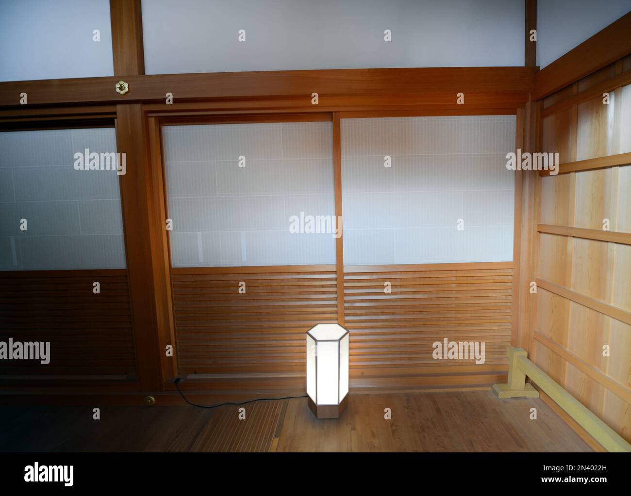 Interior rooms of the Honmaru palace in the Nagoya castle, Japan Stock ...