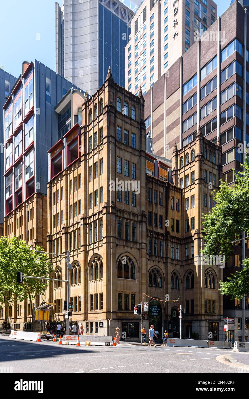 The Scots Presbyterian Church Sydney in Wynyard Stock Photo - Alamy