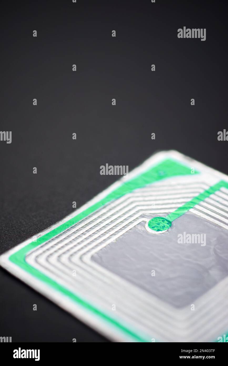 Rfid tag on a table Stock Photo - Alamy