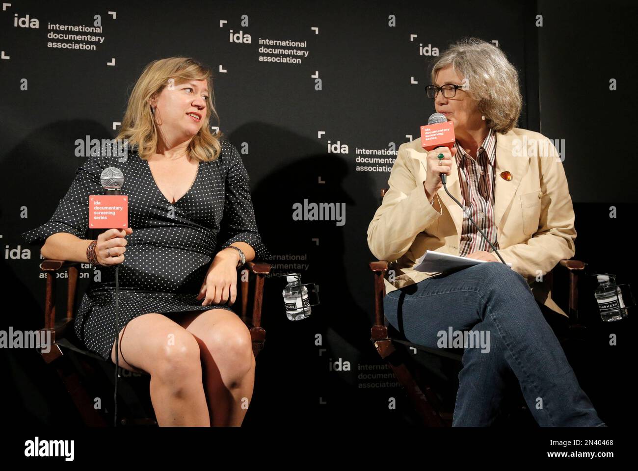 Director Katy Chevigny and Anne Thompson attend the Netflix Screening ...