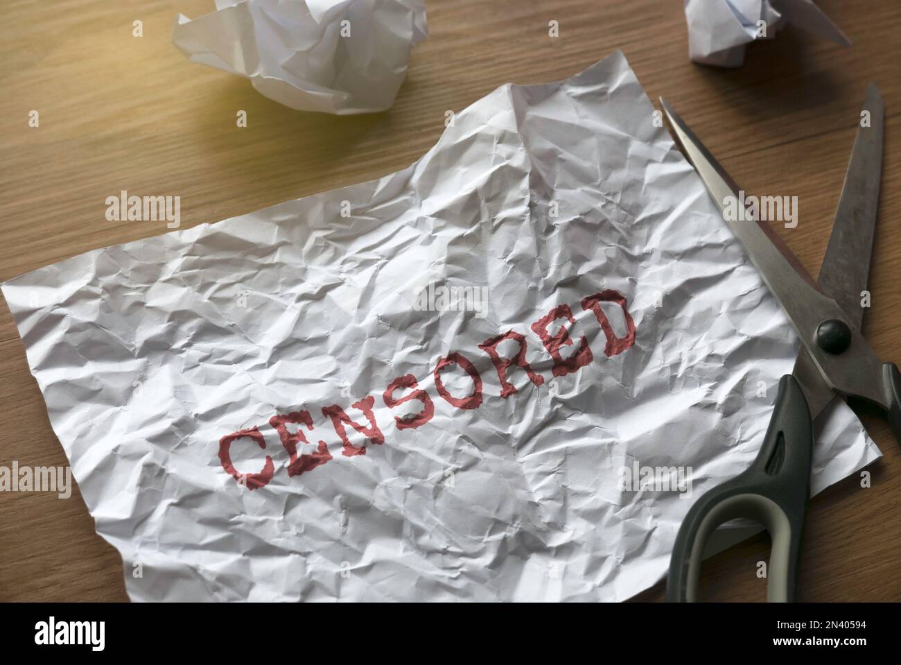 Censor media hi-res stock photography and images - Alamy