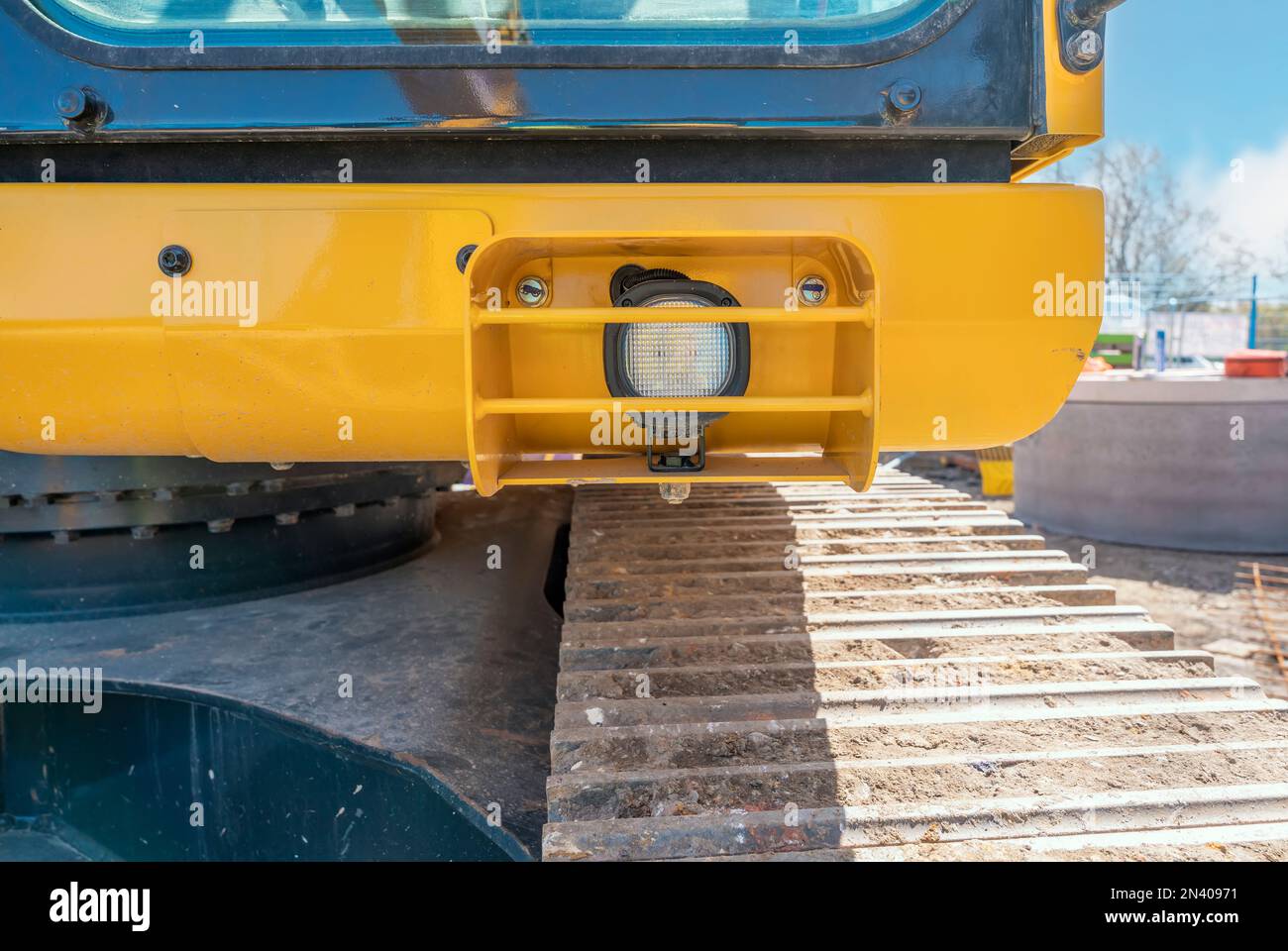 Backhoe cabin hi-res stock photography and images - Alamy