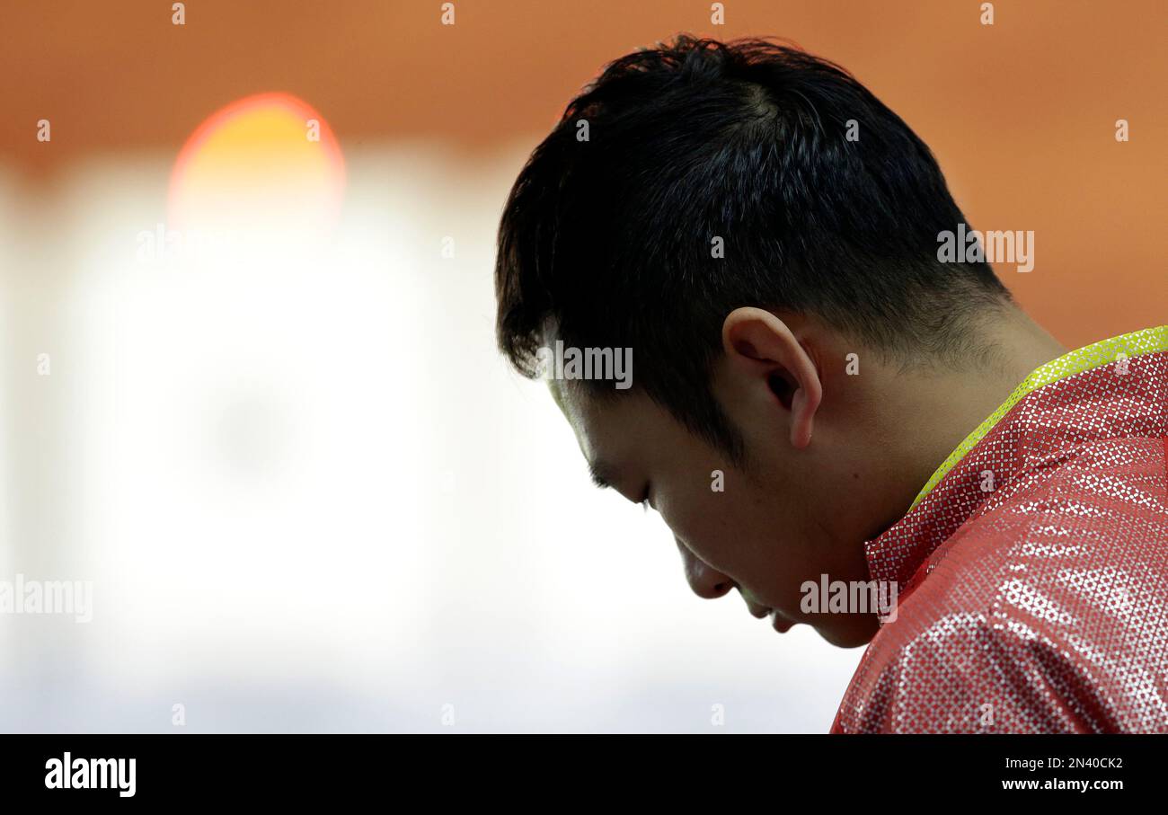China's Ding Feng competes in the 25m standard pistol men's competition ...