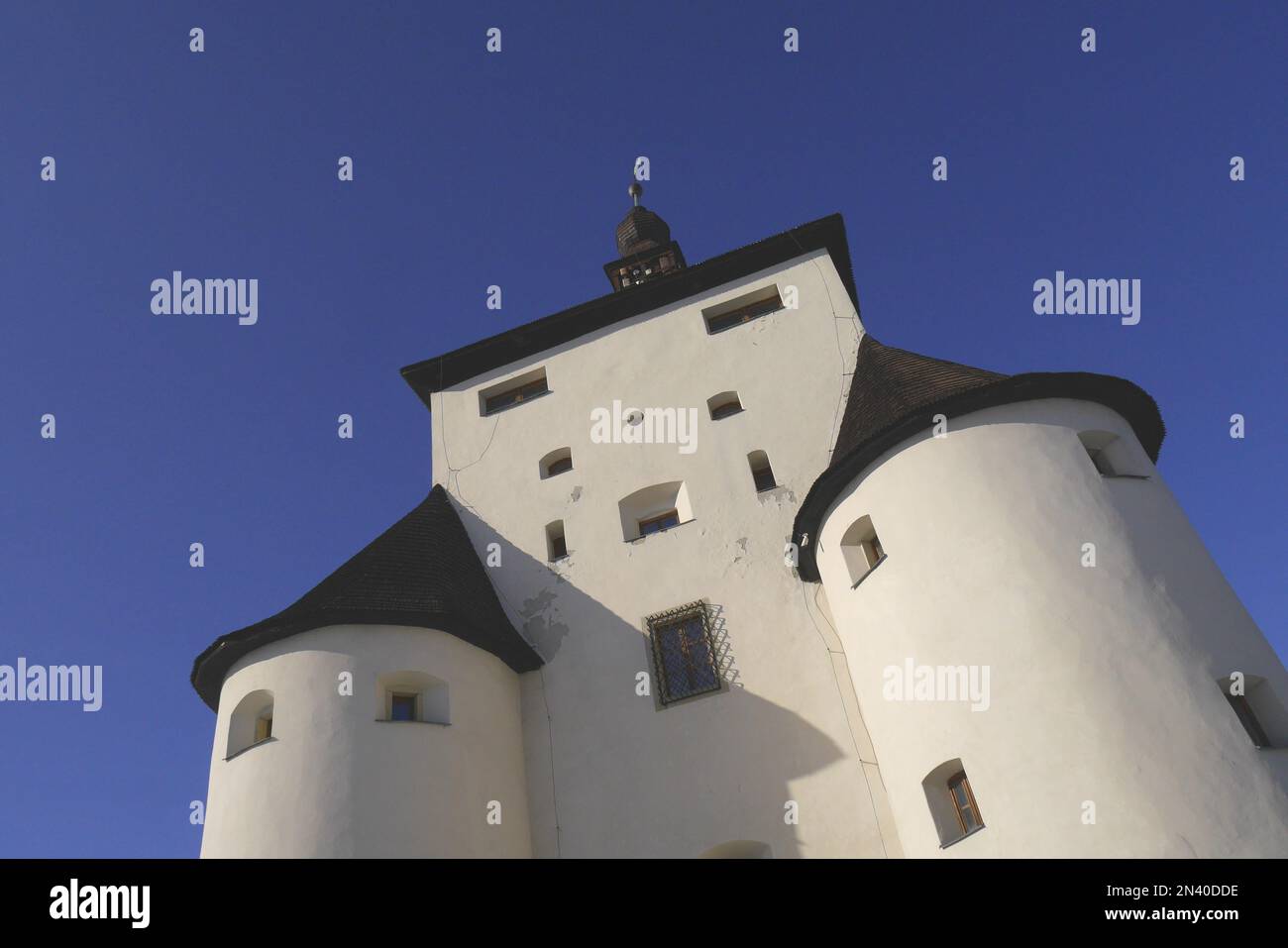 The Renaissance-style New Castle, Novy Zamok, in the UNESCO World ...