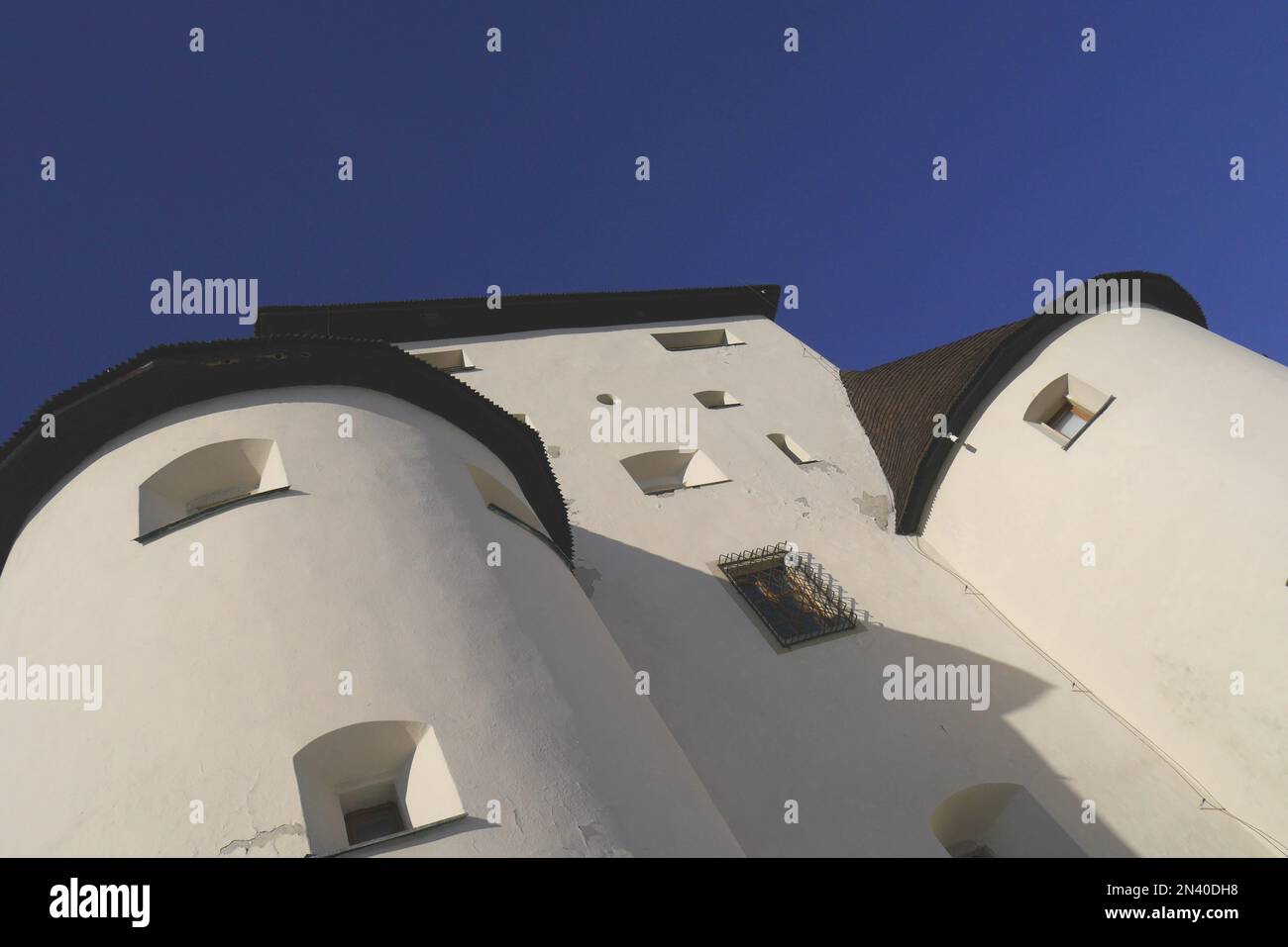 The Renaissance-style New Castle, Novy Zamok, in the UNESCO World ...