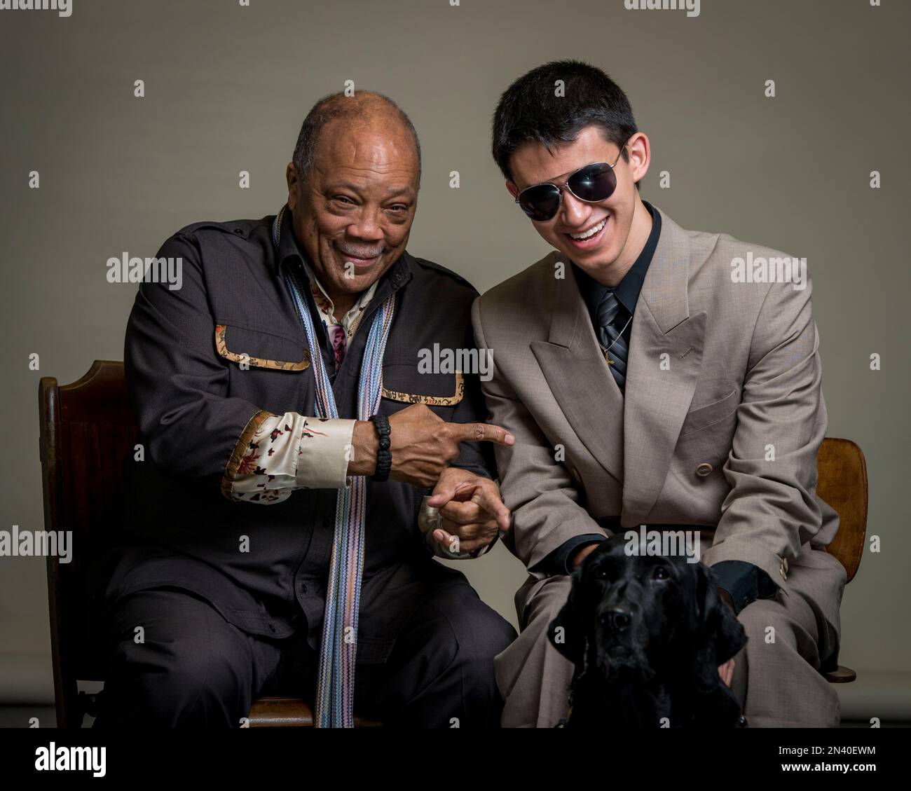 Producer of the documentary film "Keep On Keepin' On" Quincy Jones ...