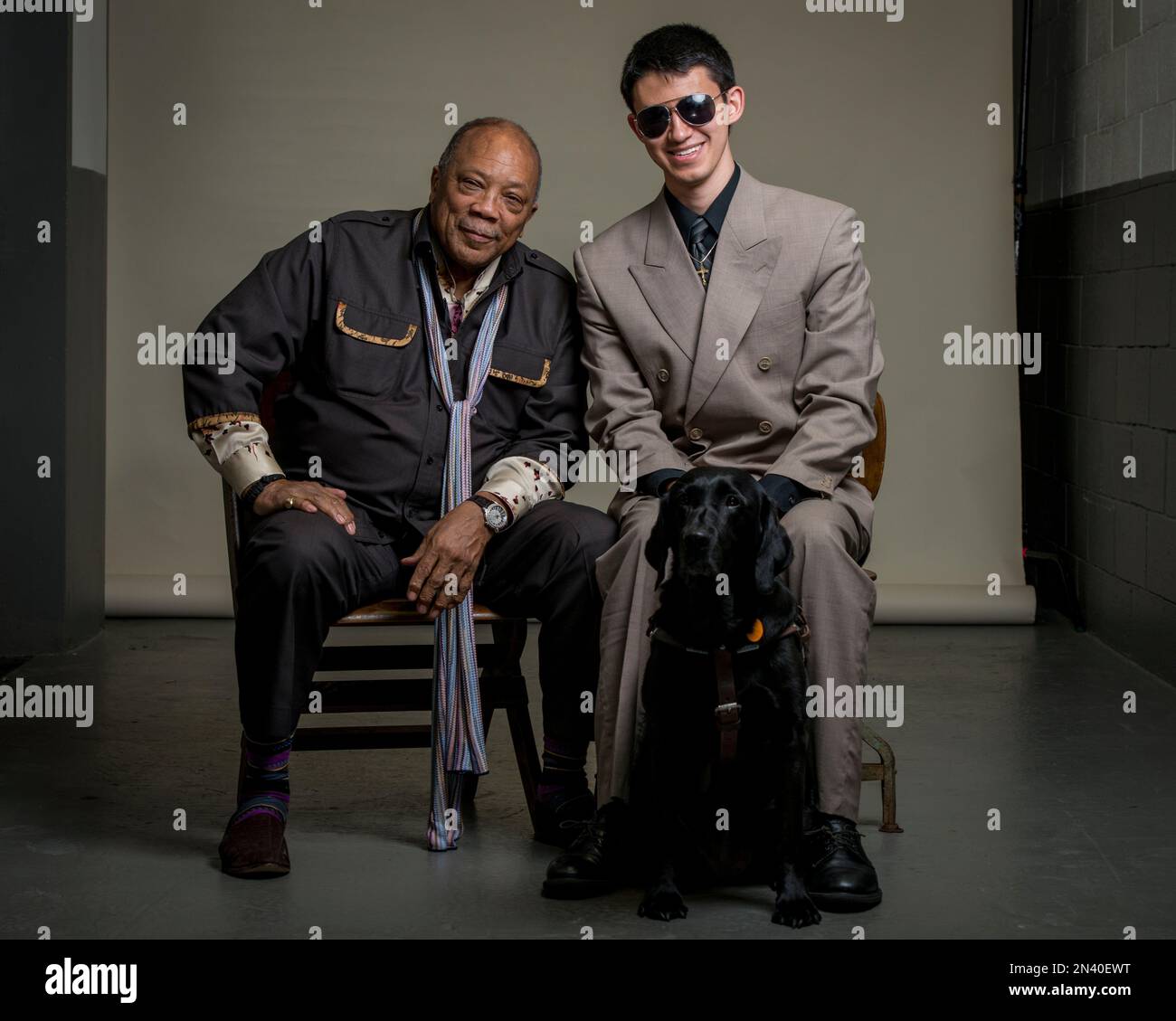Producer of the documentary film "Keep On Keepin' On" Quincy Jones ...