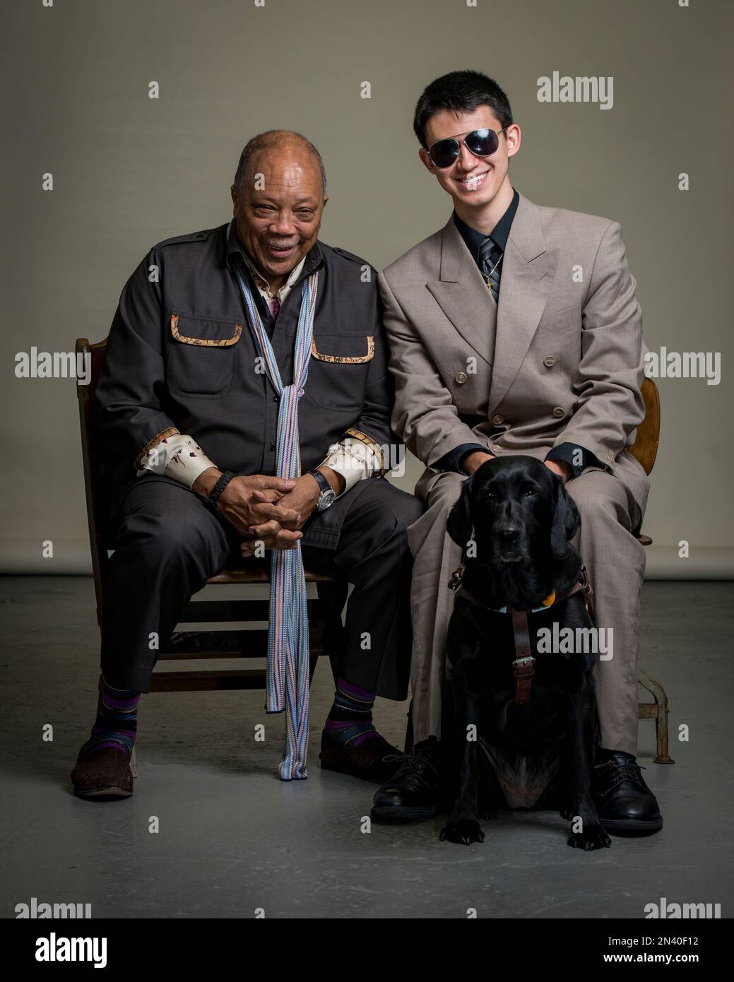 Producer of the documentary film "Keep On Keepin' On" Quincy Jones ...