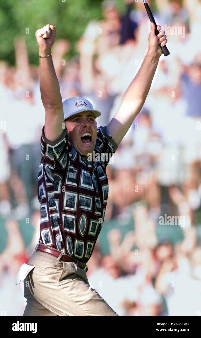 FILE - In this Sunday, Sept. 26, 1999 file photo, U.S. player Justin ...
