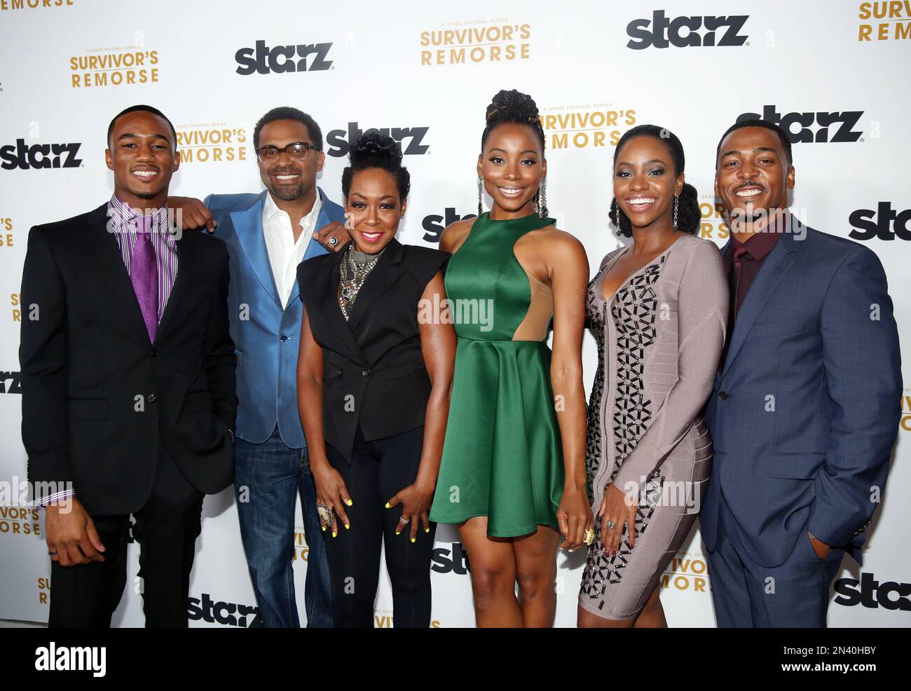 IMAGE DISTRIBUTED FOR STARZ ENTERTAINMENT - From left, Jessie T. Usher ...