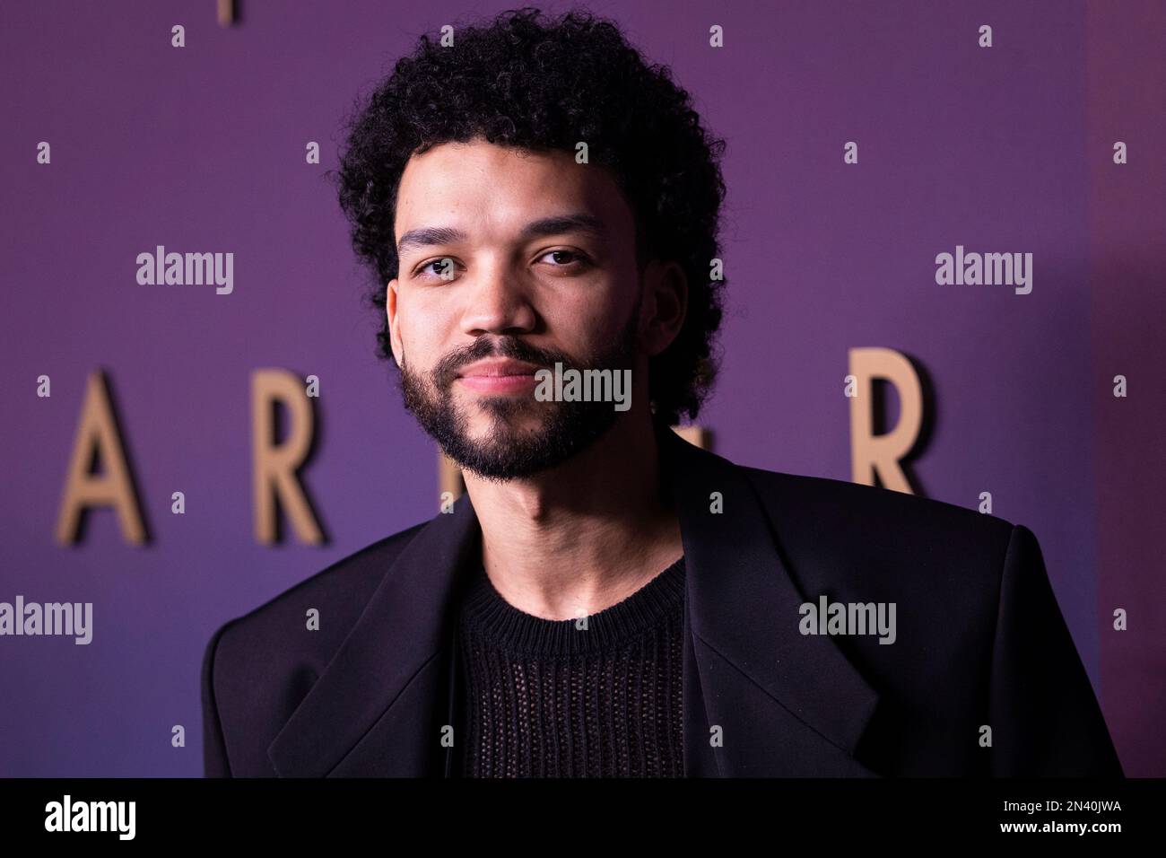 Justice Smith poses for photographers upon arrival for the World ...