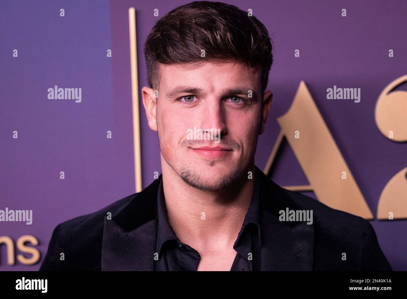 Luca Bish poses for photographers upon arrival for the World premiere ...