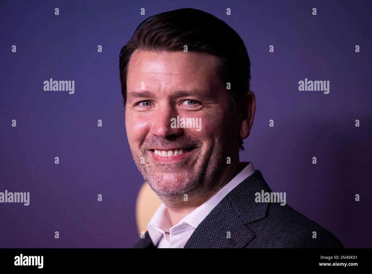 Director Benjamin Caron poses for photographers upon arrival for the ...