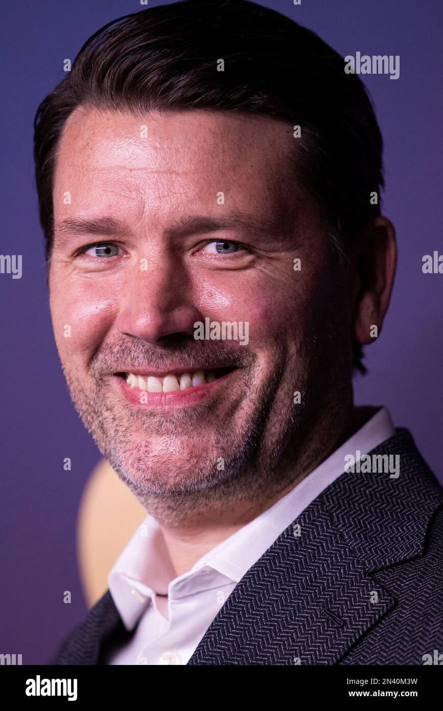 Director Benjamin Caron poses for photographers upon arrival for the ...