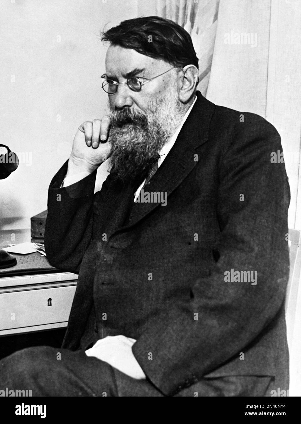 Stock portrait of the Irish poet Doctor George Russell. (AP Photo Stock ...