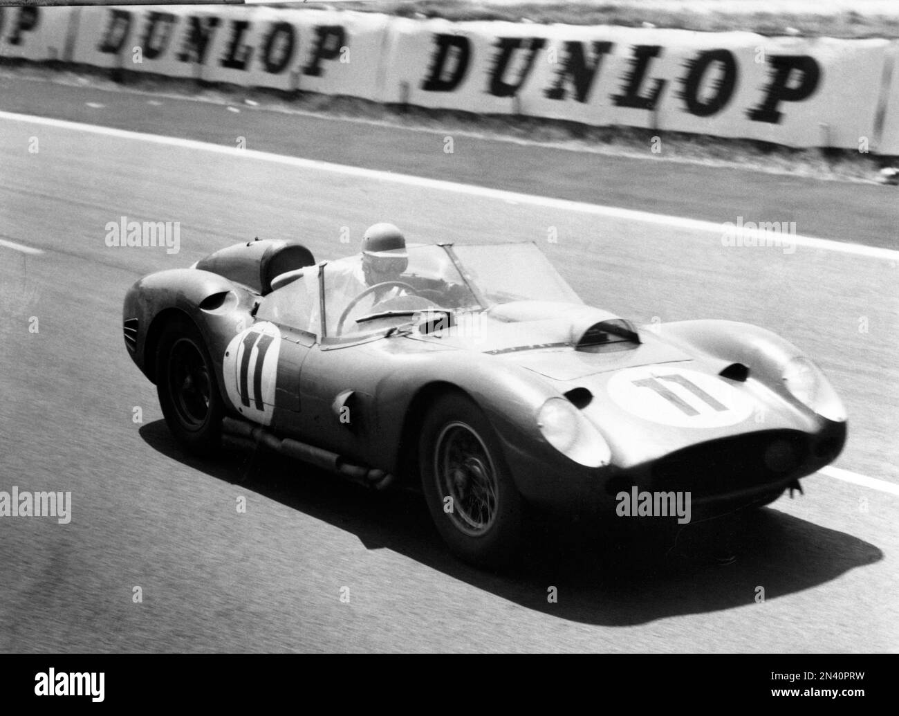 The Ferrari of the Belgian drivers Olivier Gendebien and Paul Frere ...