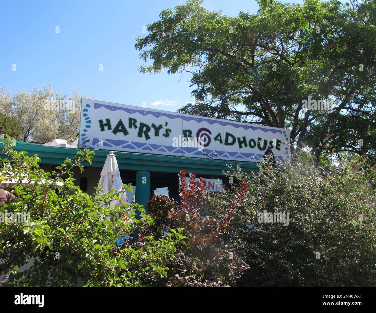 In this Sept. 14, 2014 photo, the exterior of Harry's Roadhouse, a ...