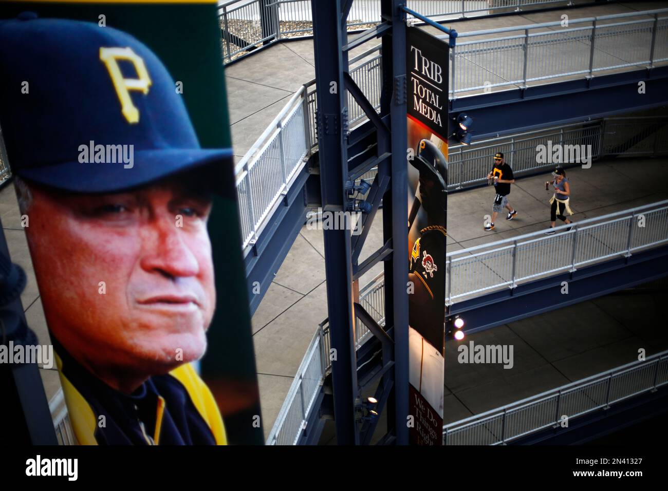 Pittsburgh Pirates fans leave PNC Park after attending a baseball game ...