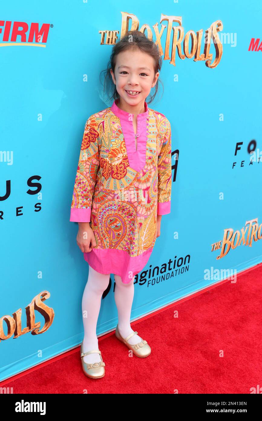 Aubrey Anderson-Emmons seen at "THE BOXTROLLS" LOS ANGELES PREMIERE ...