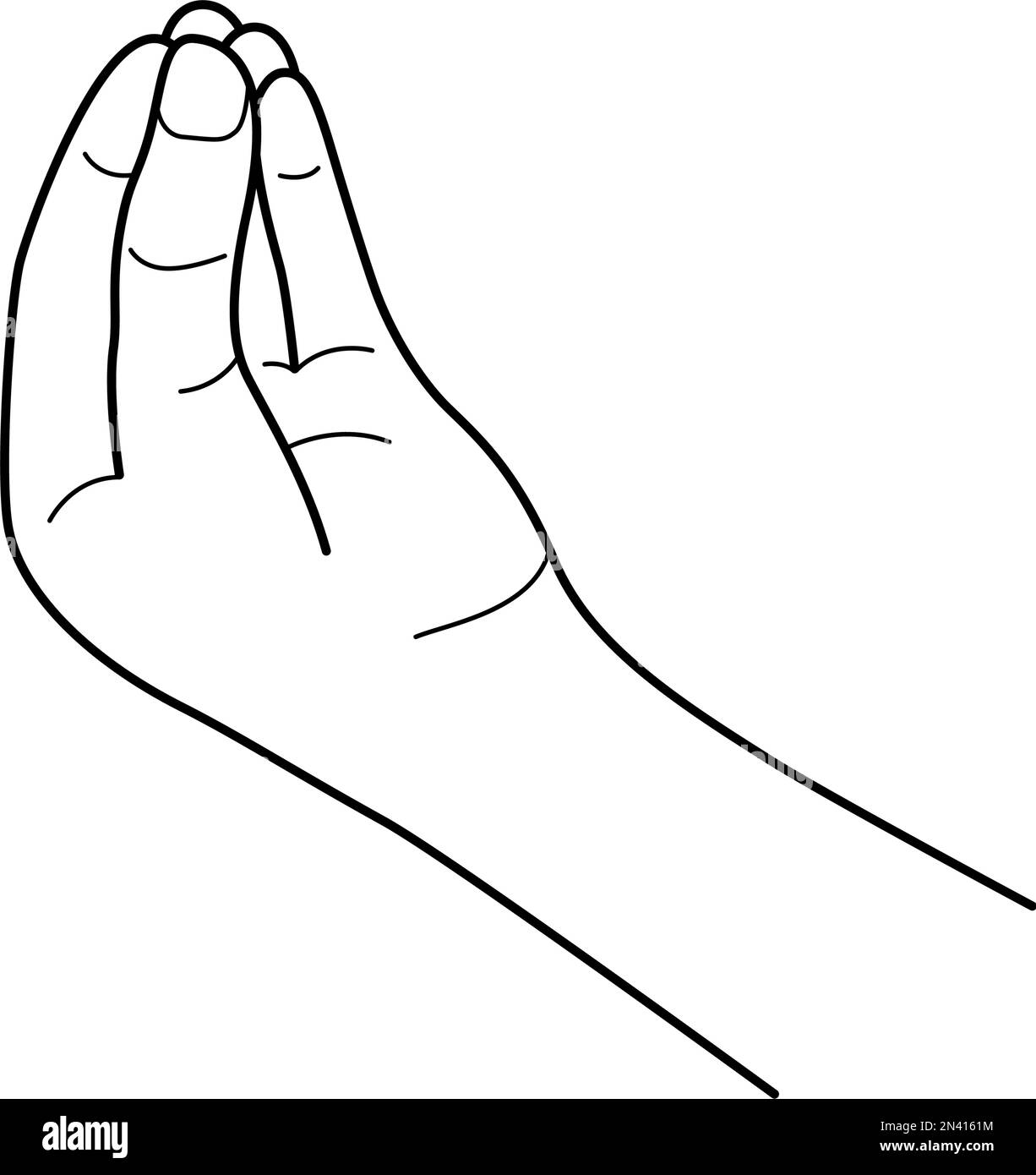 typical italian hand gesture meaning belissimo Stock Vector Image & Art ...