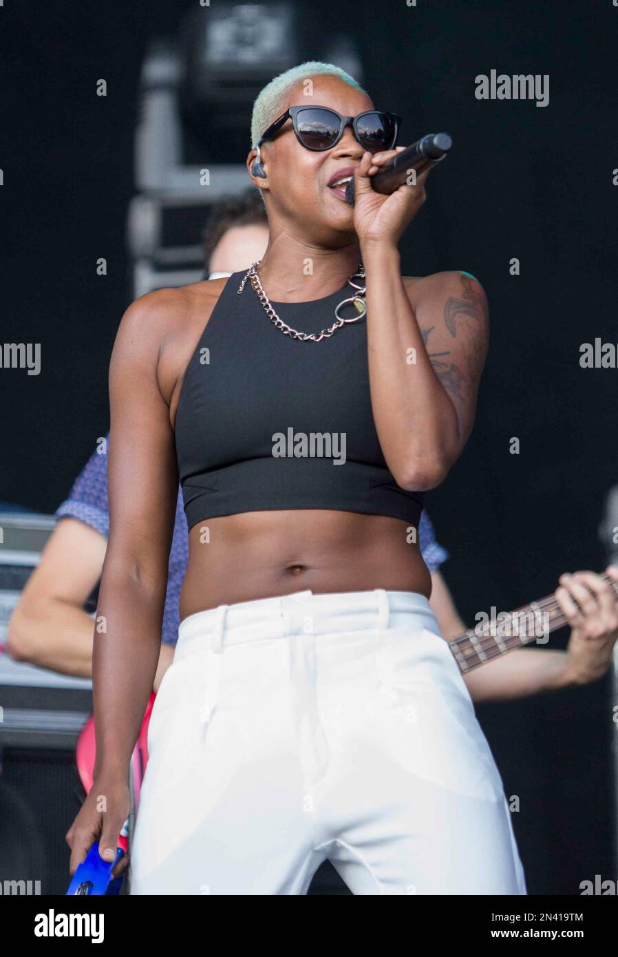 Noelle Scaggs as Fitz and The Tantrums performs during Music Midtown ...