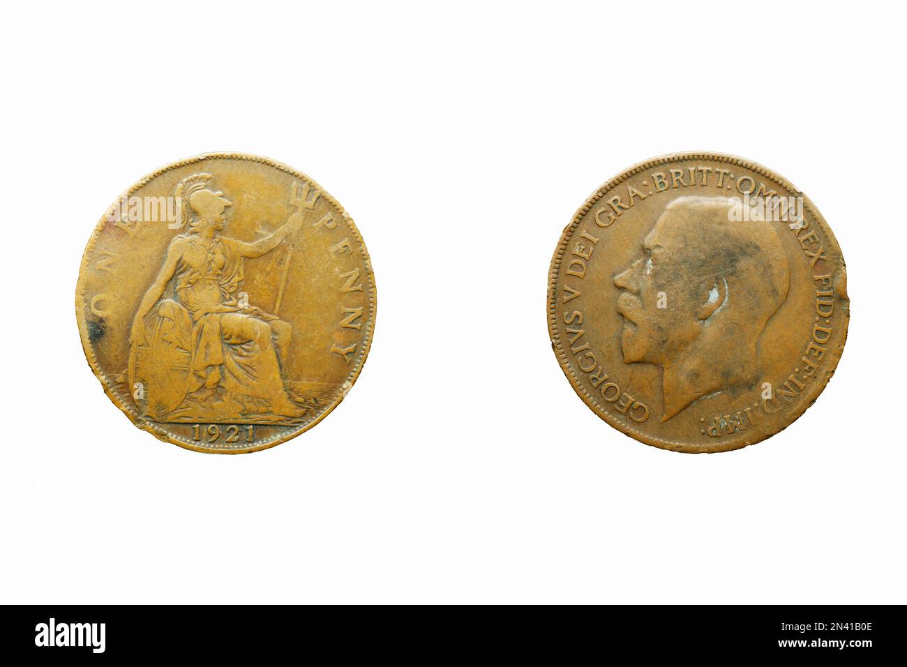 Copper penny money Cut Out Stock Images & Pictures - Alamy