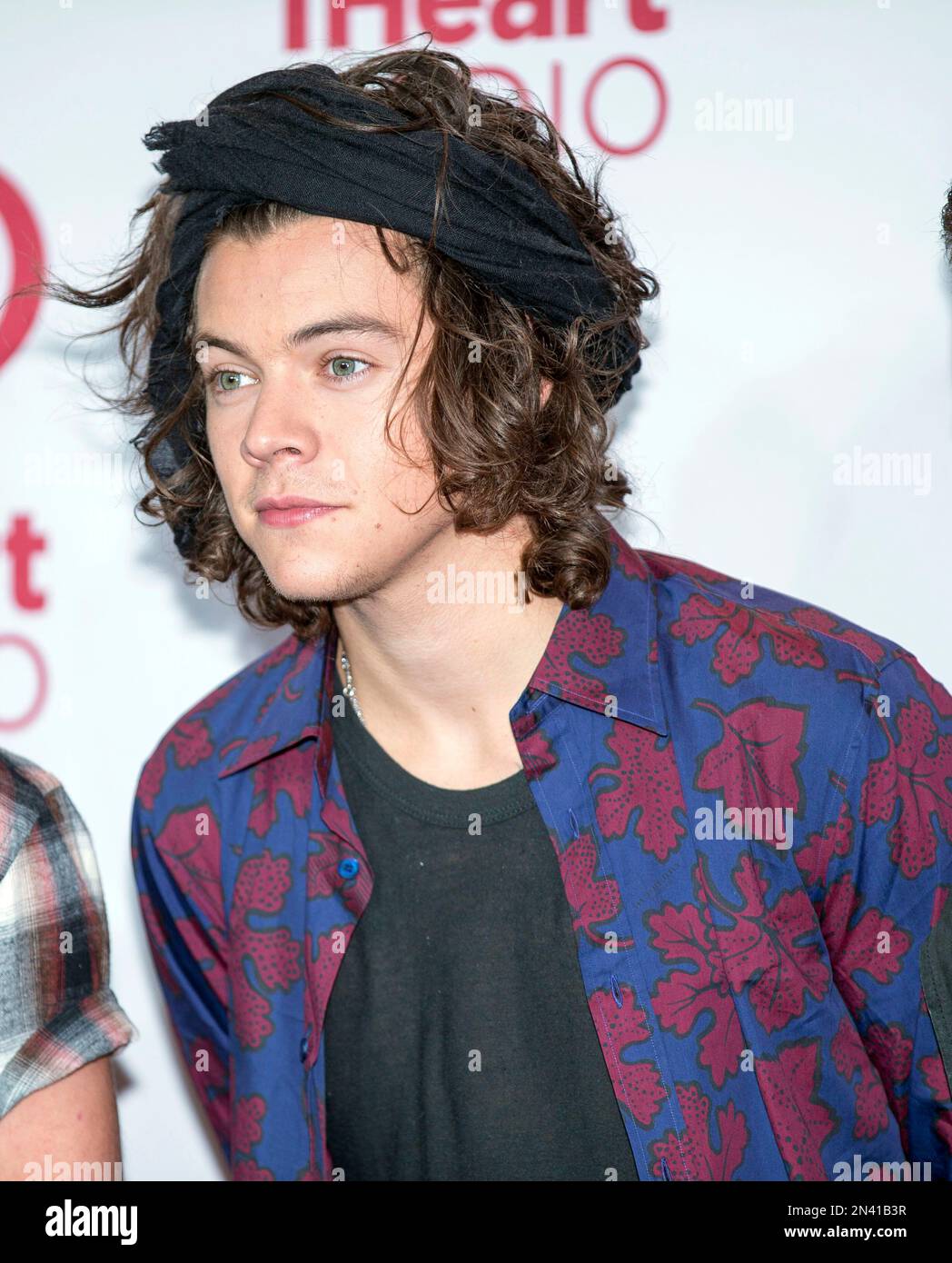 One Direction's Harry Styles arrives with bandmates to the iHeartRadio ...