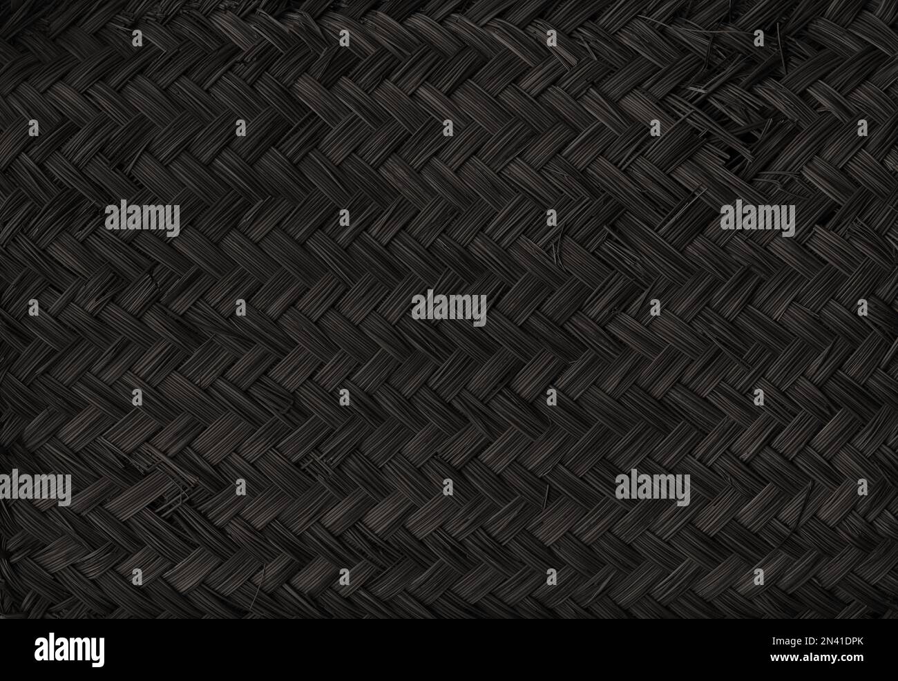 Black woven bamboo mat texture. Horizontal background wallpaper Stock ...