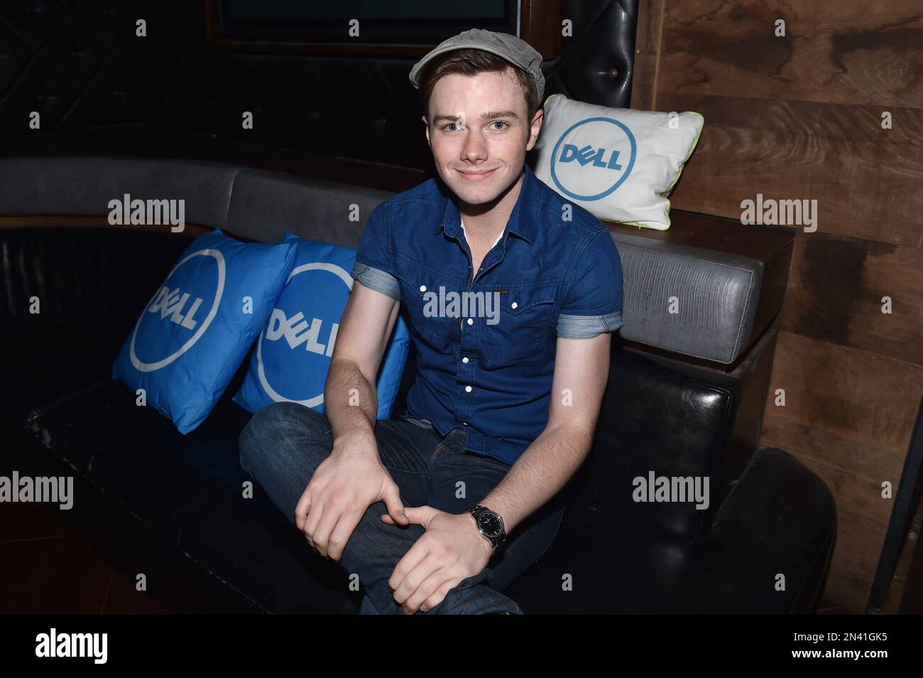EXCLUSIVE - Chris Colfer attends a private event at Hyde Staples Center ...