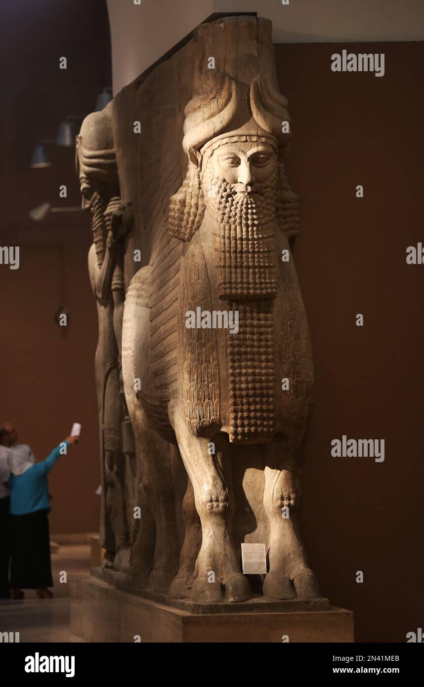 This Monday, Sept. 15, 2014 photo shows, a large statue displayed at ...