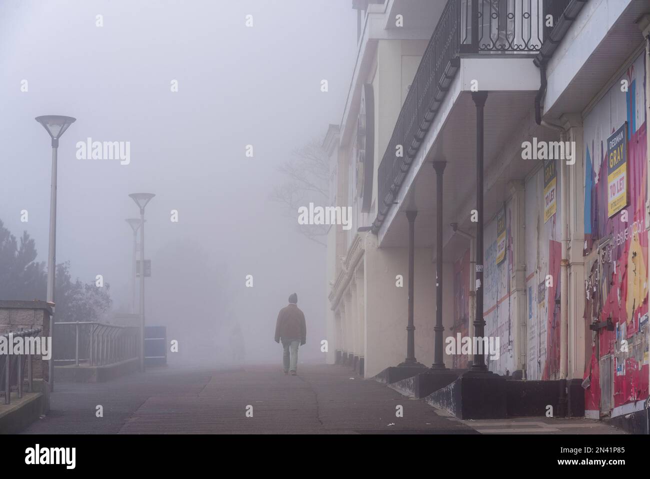 Pier Hill, Southend on Sea, Essex, UK. 8th Feb, 2023. The morning has ...
