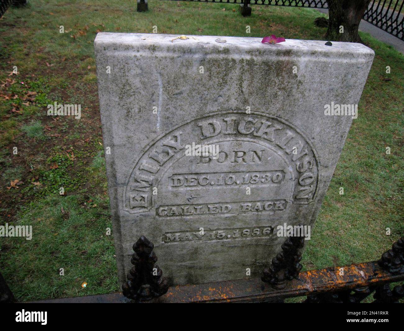 FILE - This April 23, 2011 photo shows the tombstone in West Cemetery ...