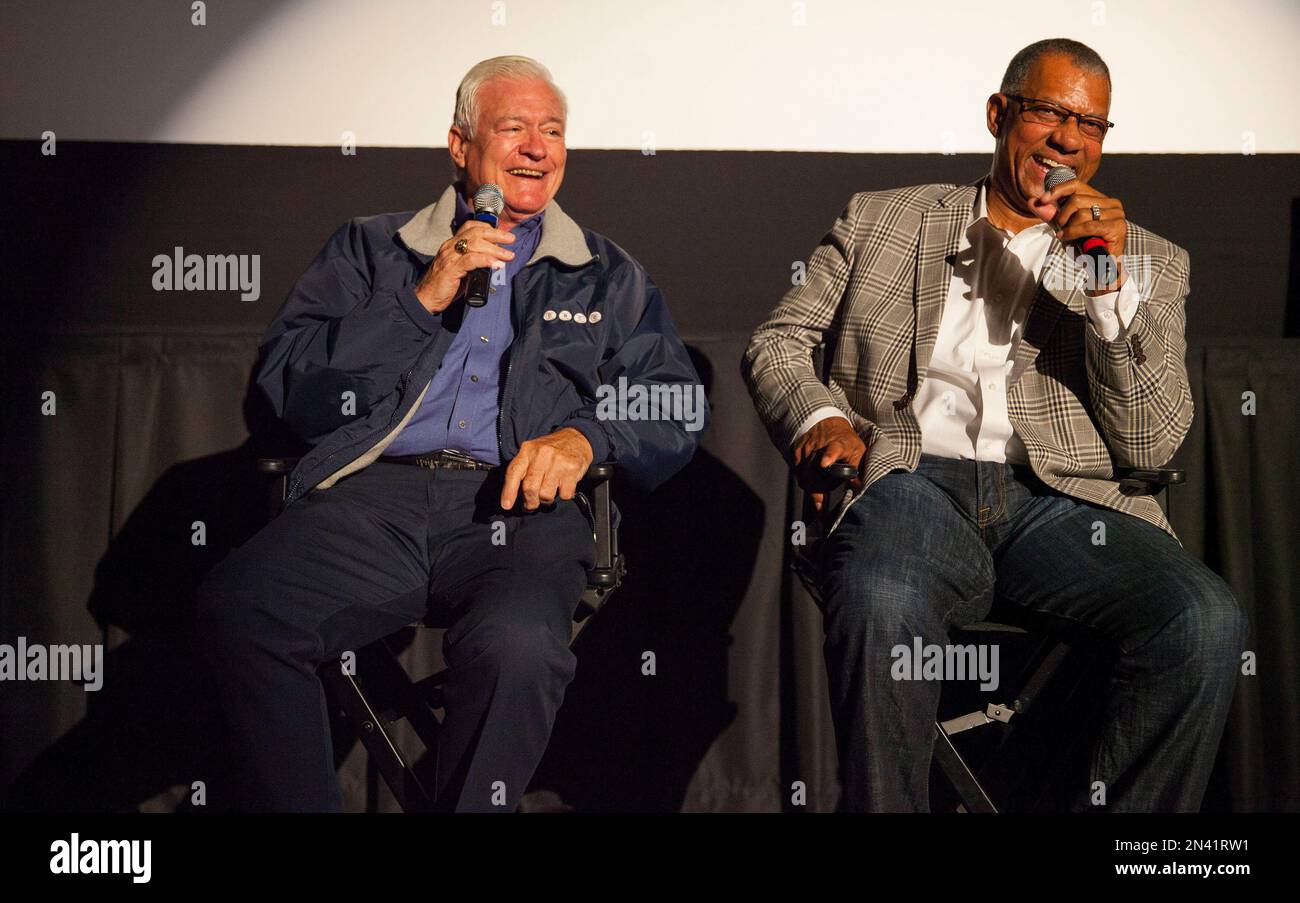 Former Chicago Bears Ronnie Bull and Bruce Herron appear at a special ...