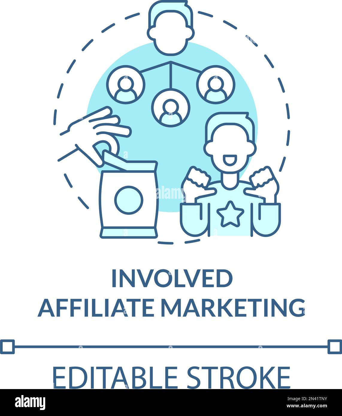 Influencer collaboration Stock Vector Images - Alamy