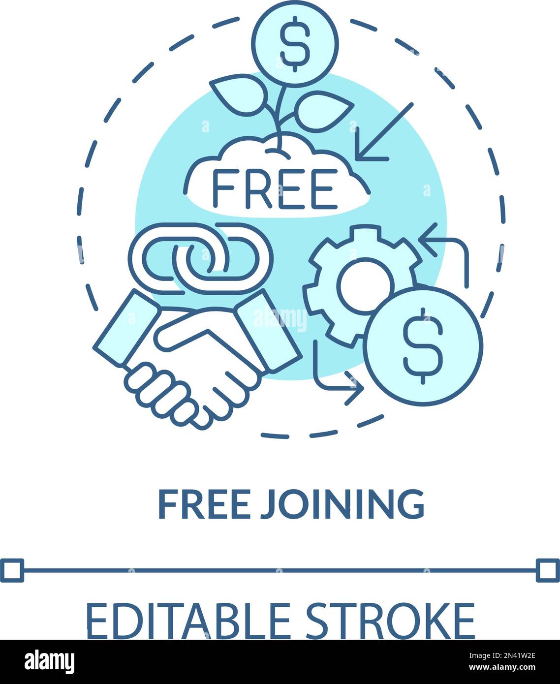 Modern joining Stock Vector Images - Alamy