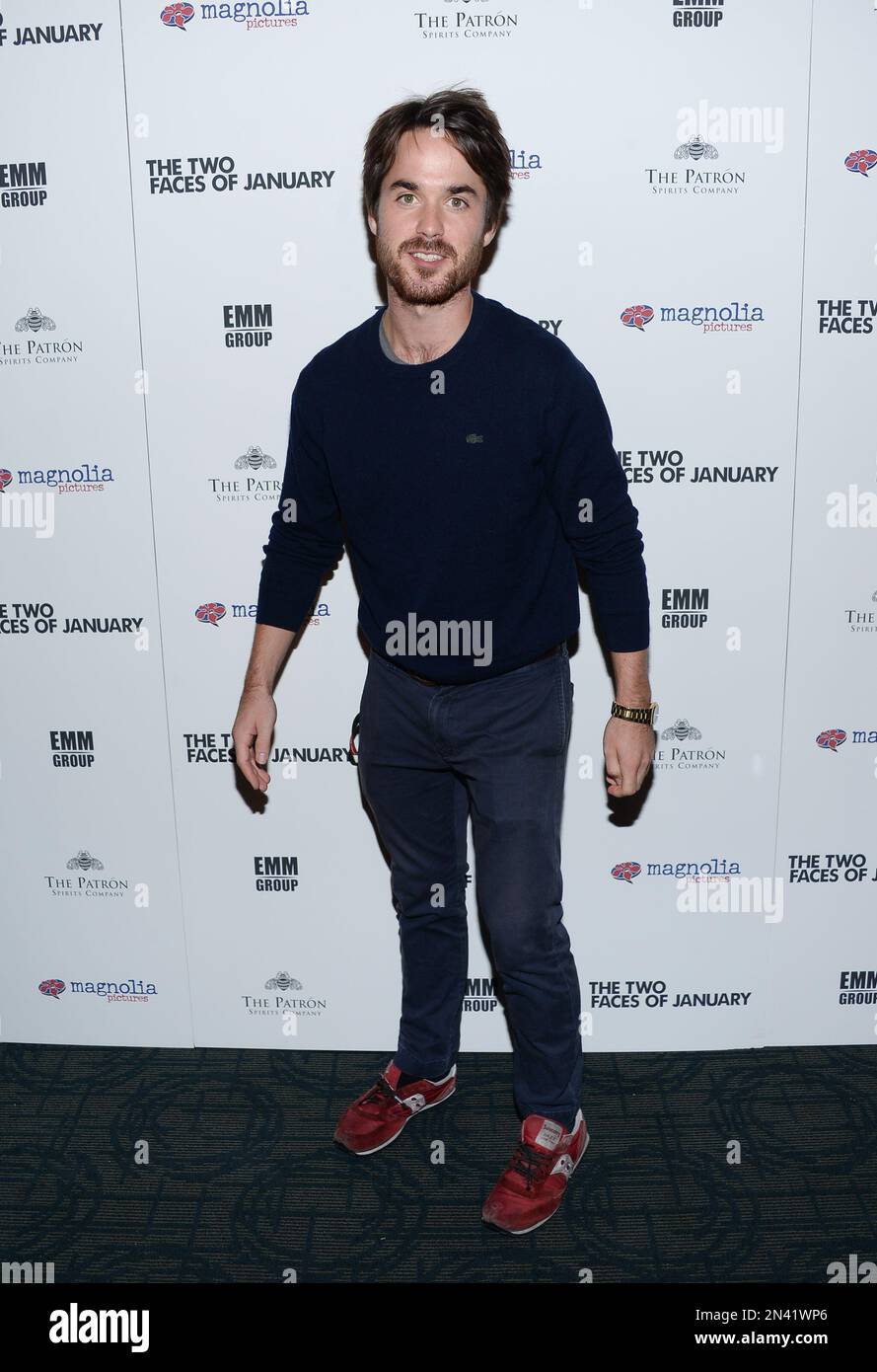 Thomas Matthews attends the premiere of "The Two Faces of January" at ...