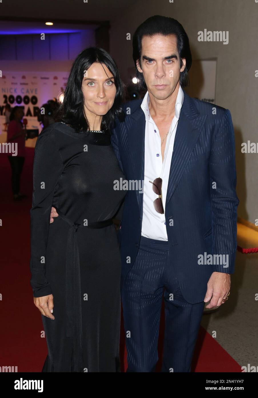 Nick Cave and wife Susie Bick arrive for the UK Gala Screening of ...