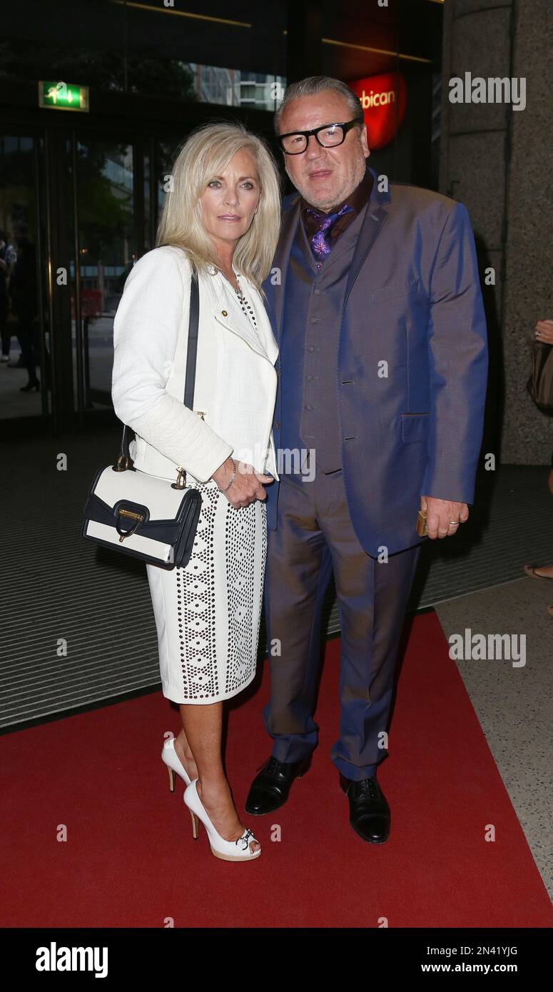 Ray Winstone and wife Elaine arrive for the UK Gala Screening of ...