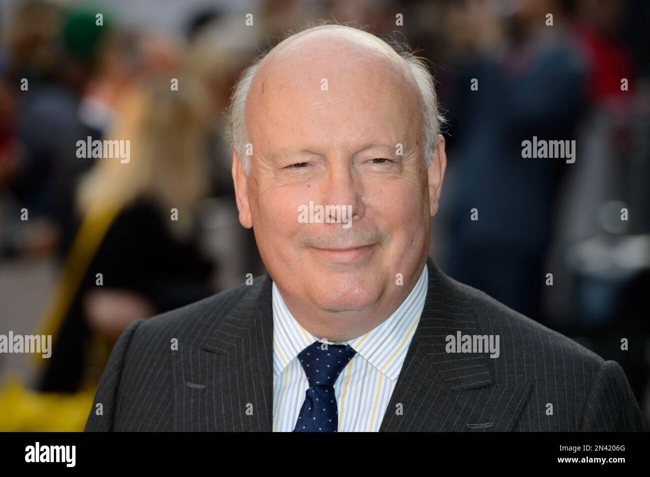 British actor Julian Fellowes arrives for the Downton Abbey Charity ...