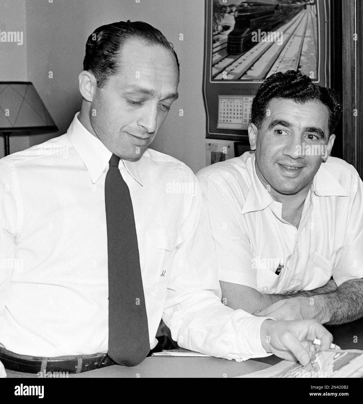 Al Tannenbaum, left, and Abe Reles, right, alleged members of Brooklyn ...