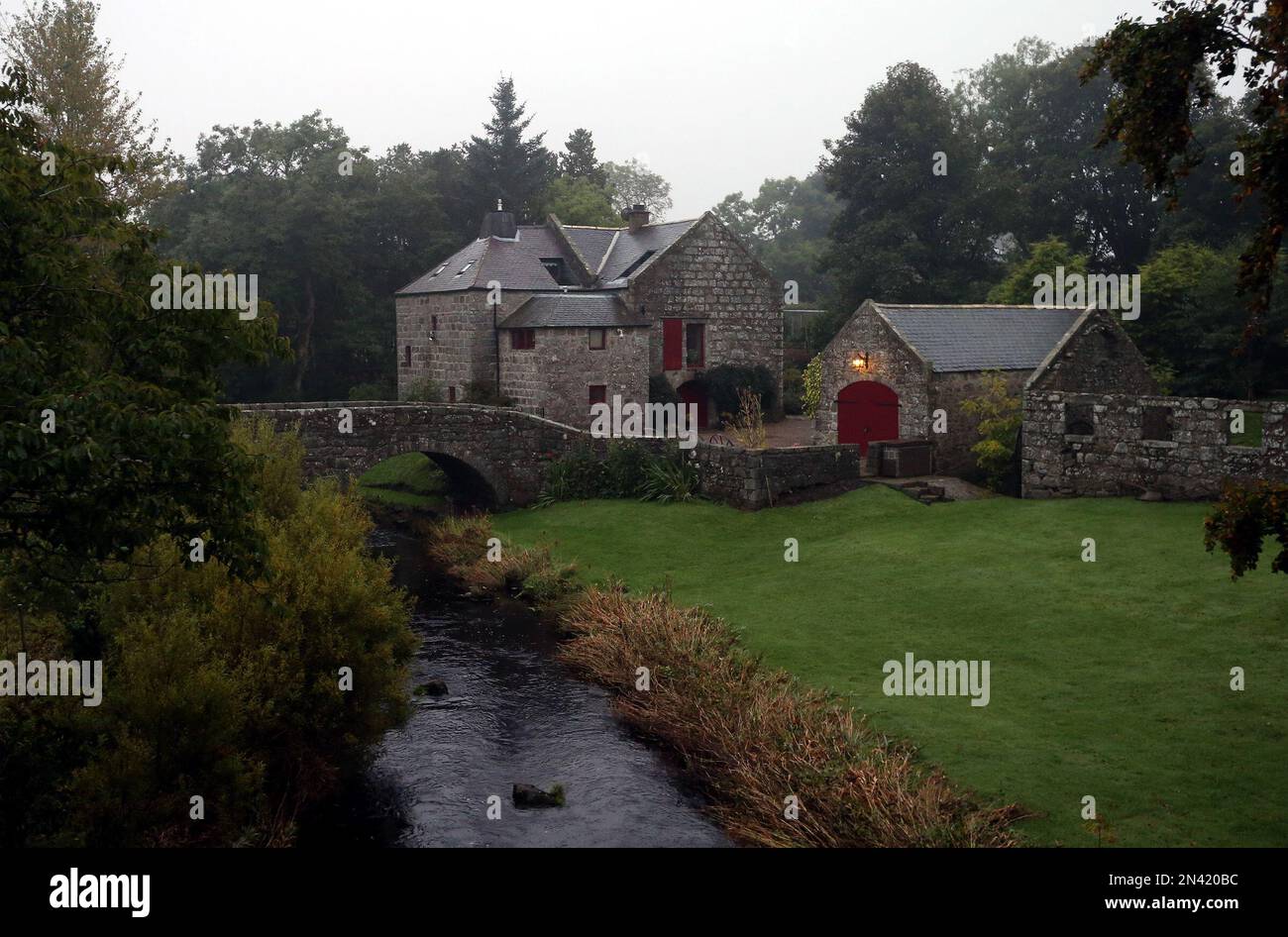The home of Scotland's First Minister, Alex Salmond, in Strichen ...