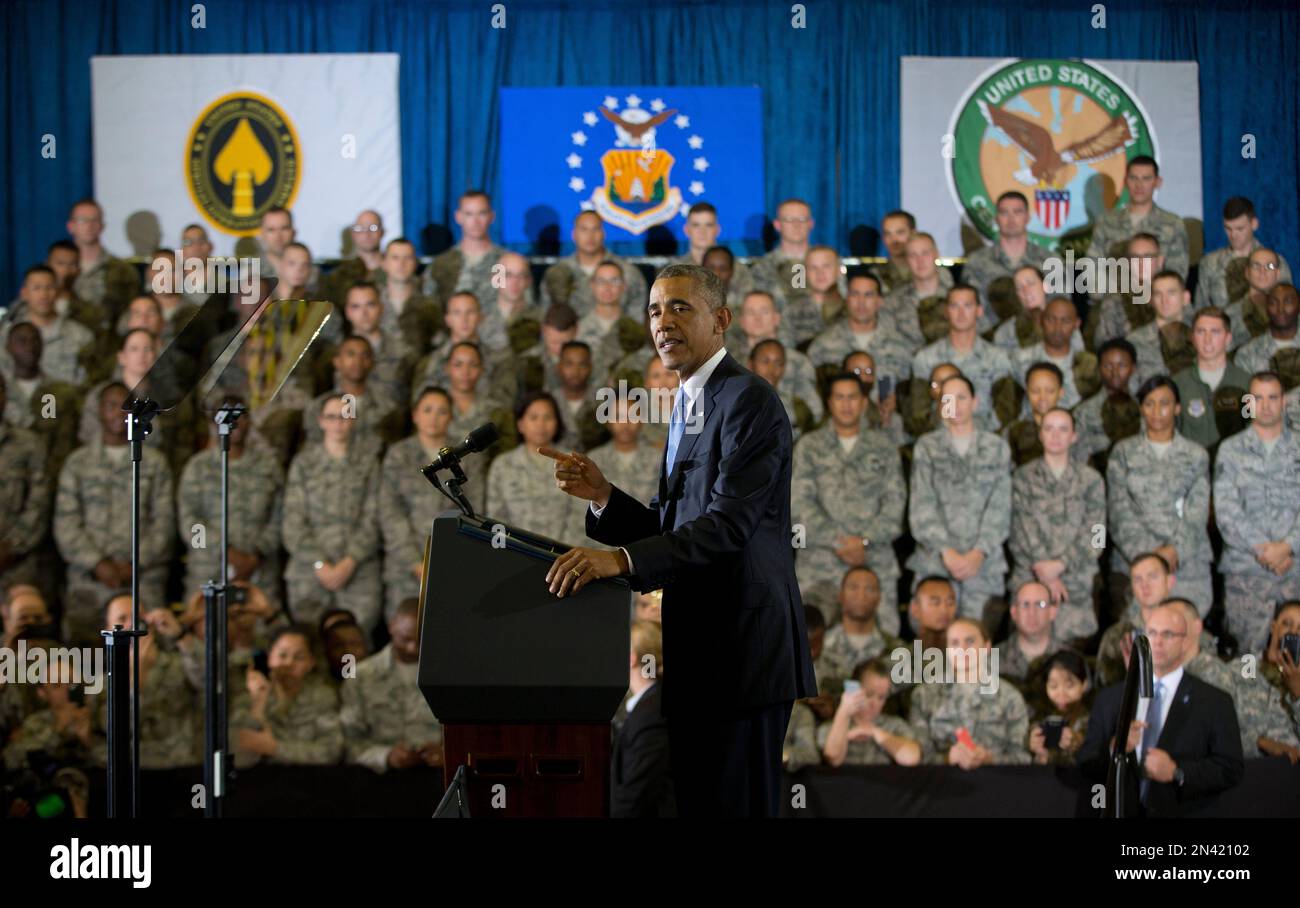 President Barack Obama speaks at US Central Command (CentCom) at ...